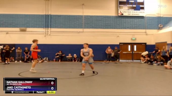 138 lbs Quarterfinal - Nathan Galloway, All In Wrestling vs Jake ...
