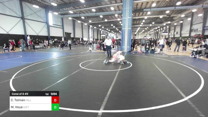 88 lbs Consi Of 8 #2 - Connor Tolman, Fallon Outlaws WC vs Michael Hoye ...