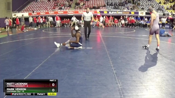 165 lbs Finals (2 Team) - Mark Venson, Centenary (NJ) vs Matt Lackman ...