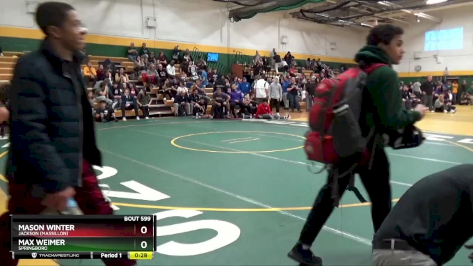 144 lbs Cons. Round 4 - Mason Winter, Jackson (Massillon) vs Max Weimer ...