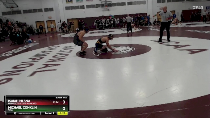 149 lbs Quarterfinal - Michael Conklin, TCNJ vs Isaiah Mlsna, Minnesota ...