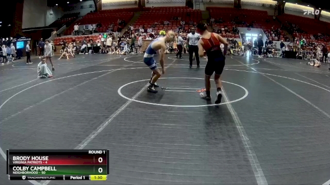 120 lbs Round 1 (6 Team) - Colby Campbell, Neighborhood vs Brody House ...