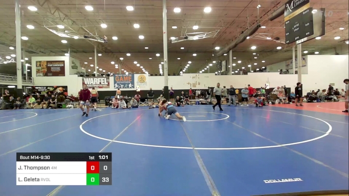 154 lbs Quarterfinal - Jordan Thompson, 4M vs Luke Geleta, Revival Knights