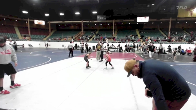 57 lbs 2nd Place - Elijah Chavez, Hammer House Mafia vs Maddix Solis ...