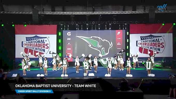 Oklahoma Baptist University - Team White [2025 Cheer Spirit Rally ...