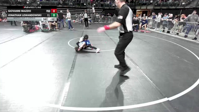 60 lbs Quarterfinal - Giovanni Mazzio, Pride WC vs Jonathan Lewandowski ...