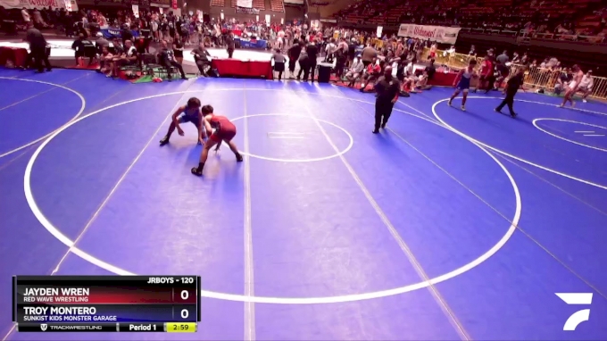 120 lbs Cons. Round 7 - Jayden Wren, Red Wave Wrestling vs Troy Montero ...