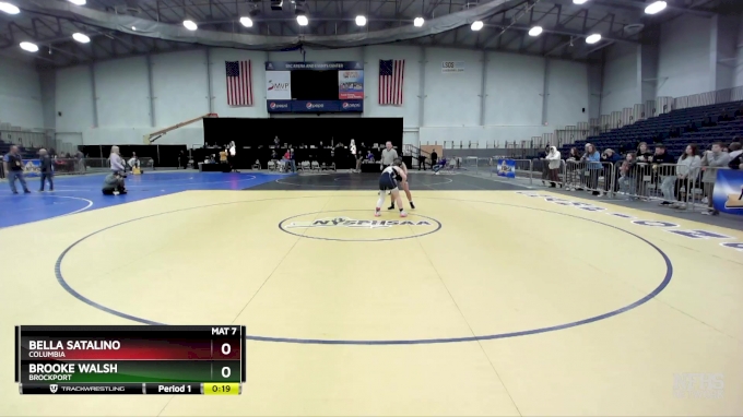 120 lbs Cons. Semi - Bella Satalino, Columbia vs Brooke Walsh, Brockport