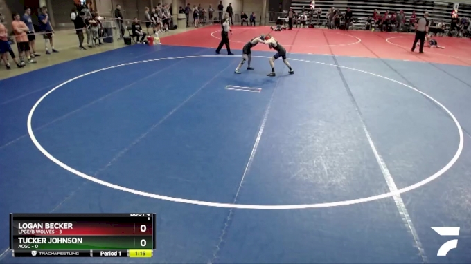 95 lbs Placement (4 Team) - Tucker Johnson, ACGC vs Logan Becker, LPGE ...
