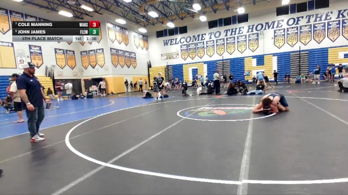 175 Gold 5th Place Match - John James, Fleming Island vs Cole Manning ...
