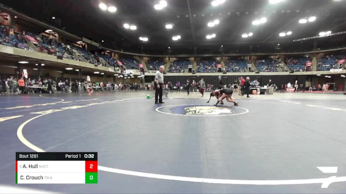 95 lbs Quarterfinal - Annika Hull, Naperville Central vs Claire Crouch ...