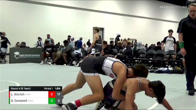 126 lbs Round 4 (6 Team) - Luke Stanich, Team Carnage vs Dillon ...