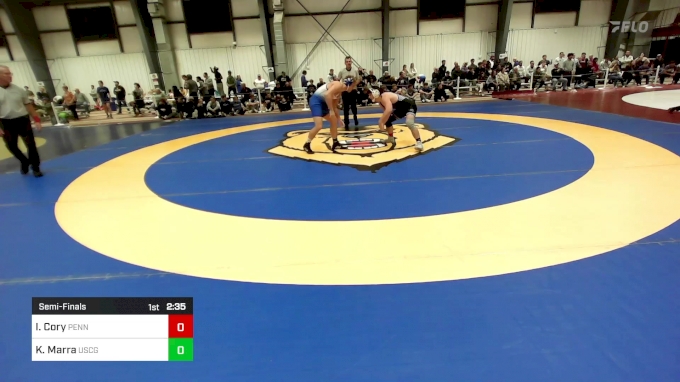 184 lbs Semifinal - Isaac Cory, Pennsylvania College Of Technology vs ...