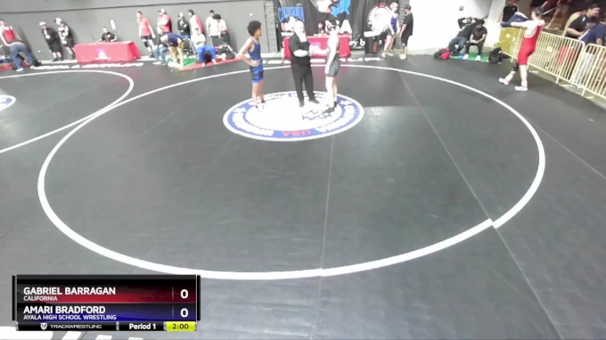 175 lbs Champ. Round 2 - Gabriel Barragan, California vs Amari Bradford ...