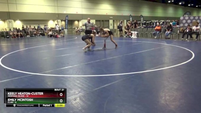 115 lbs Round 6 (8 Team) - Emily Mcintosh, CLAW vs Keely Heaton-Custer ...