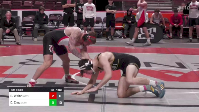 172 lbs Qtr-finals - Rocco Welsh, Waynesburg Central vs Dario Cruz ...
