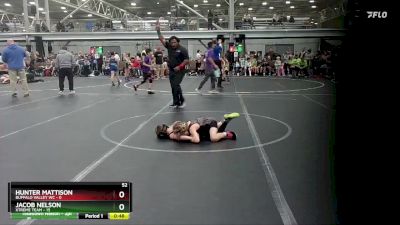 52 lbs Round 2 (4 Team) - Hunter Mattison, Buffalo Valley WC vs Jacob ...