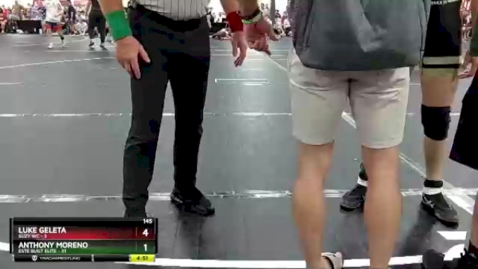 145 lbs Round 1 (6 Team) - Anthony Moreno, Este Built Elite vs Luke ...