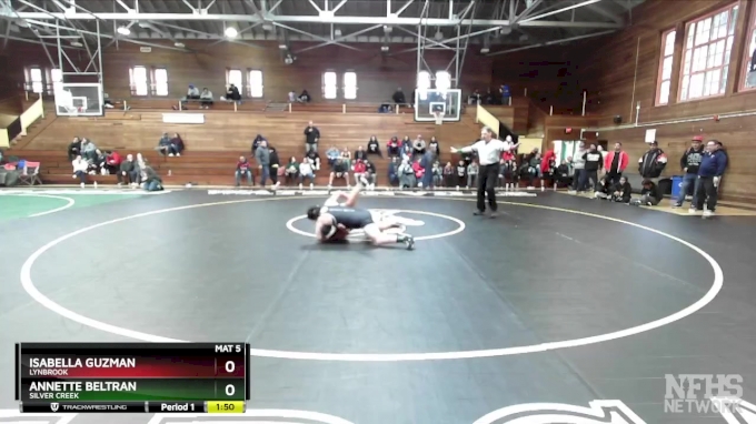 155 lbs Champ. Round 1 - Annette Beltran, Silver Creek vs Isabella ...