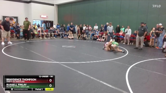 90 lbs Quarterfinal - Russell Finlay, Palmetto State Wrestling vs ...