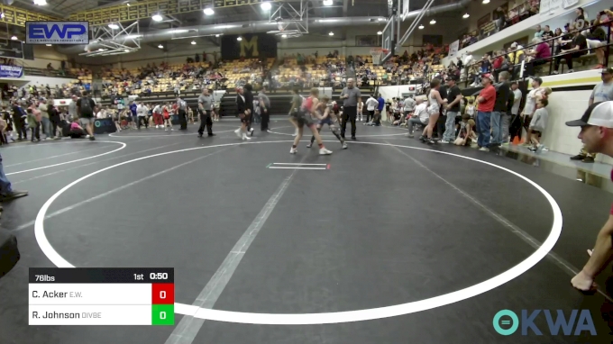 76 lbs Consi Of 8 #2 - Camden Acker, Elgin Wrestling vs Ryker Johnson ...