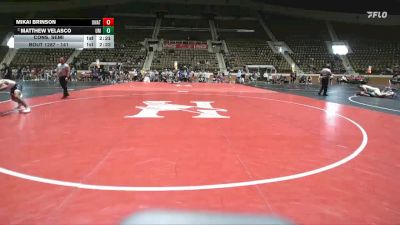 141 lbs Cons. Semi - Mikai Brinson, Unattached vs Matthew Velasco ...