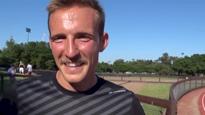 Riley Masters gearing to go in fast heat of the 5k