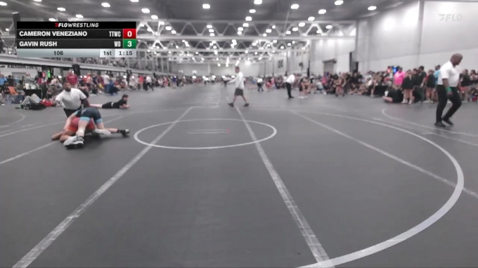 106 lbs Round 4 (6 Team) - Gavin Rush, Wayne Danger vs Cameron ...