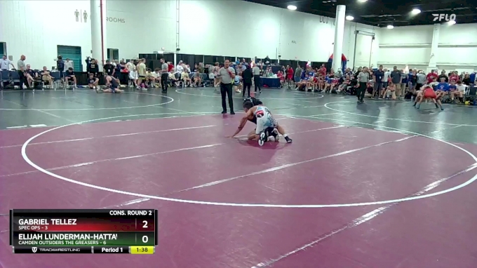 120 lbs Semis & Wb (16 Team) - Elijah Lunderman-Hattaway, Camden ...