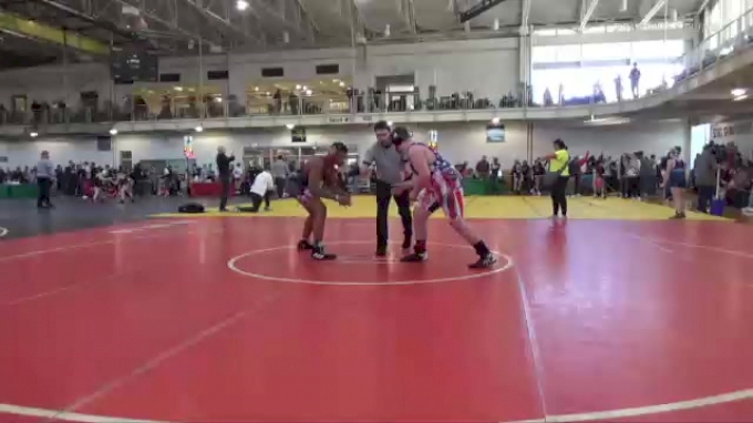 250 lbs Champ. Round 1 - Robert Harrell, Warren Wrestling Academy vs ...