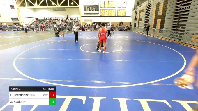 149B lbs Rr Rnd 2 - Ethan Fernandez, Cornell vs Zach Keal, Army West Point