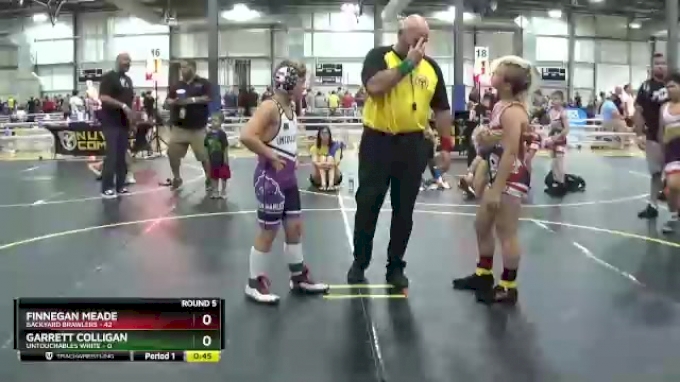 101 lbs Round 5 (6 Team) - Garrett Colligan, Untouchables White vs ...