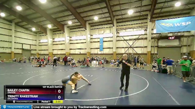 125 lbs 1st Place Match - Bailey Chafin, Oregon vs Trinity Rakestraw ...