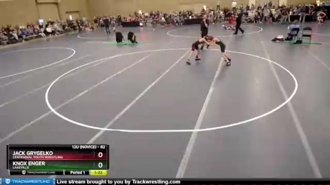 82 lbs Cons. Round 1 - Jack Grygelko, Centennial Youth Wrestling vs ...