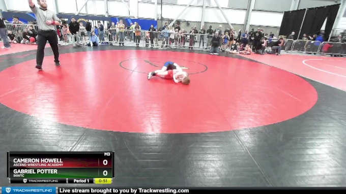 59 lbs Champ. Round 2 - Gabriel Potter, INWTC vs Cameron Howell, Ascend ...