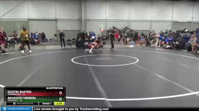 145 lbs Quarters & 1st Wb (16 Team) - Dustin Baxter, Washington vs ...