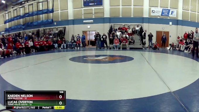 106 lbs Placement (16 Team) - Lucas Overton, Terre Haute South vs ...