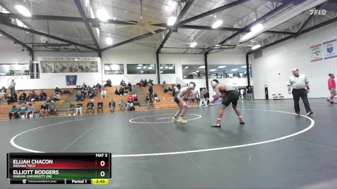157 lbs 1st Place Match - Elliott Rodgers, Marian University (IN) vs ...