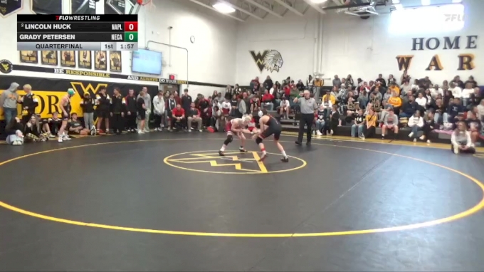 106 lbs Quarterfinal - Grady Petersen, Newman Catholic vs Lincoln Huck ...