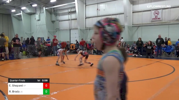 66 lbs Quarterfinal - Evan Shepard, EP vs Ryan Brady, JU