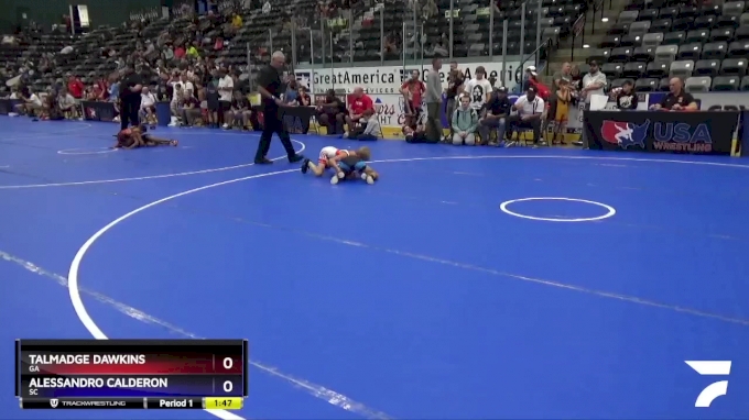 63 lbs Cons. Semi - Talmadge Dawkins, GA vs Alessandro Calderon, SC