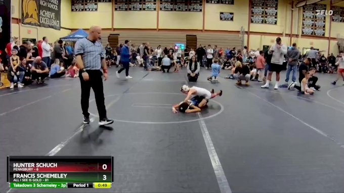 52 lbs Semifinal - Hunter Schuch, Pennsbury vs Francis Schemeley, All I ...
