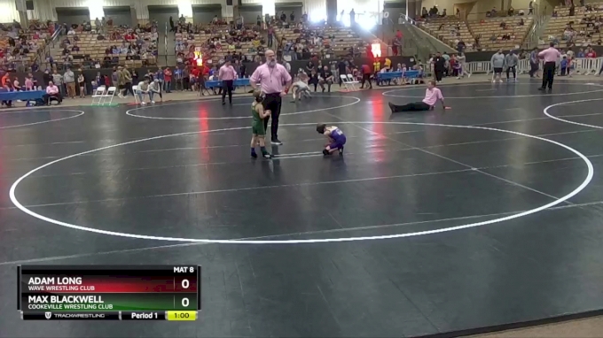 45 lbs Cons. Round 1 - Adam Long, Wave Wrestling Club vs Max Blackwell ...