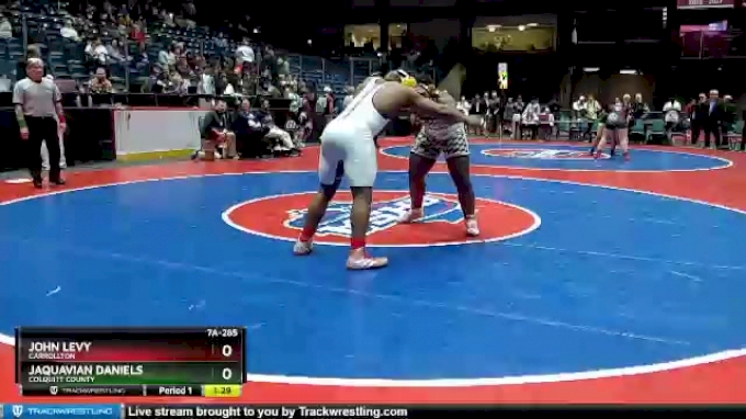 7A-285 lbs 1st Place Match - JaQuavian Daniels, Colquitt County vs John ...