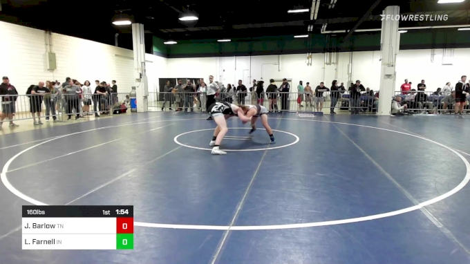 160 lbs Consi Of 64 #2 - Jacob Barlow, TN vs Logan Farnell, IN