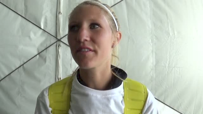 Molly Grabill after 10K, 5K double and earning points for the Oregon ...