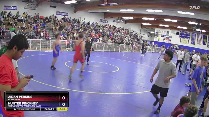 190 lbs Round 2 - Aidan Perkins, Pendleton vs Hunter Pinckney, Triple ...
