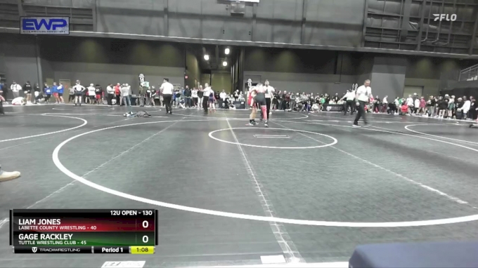 130 lbs Champ. Round 1 - Gage Rackley, Tuttle Wrestling Club vs Liam ...