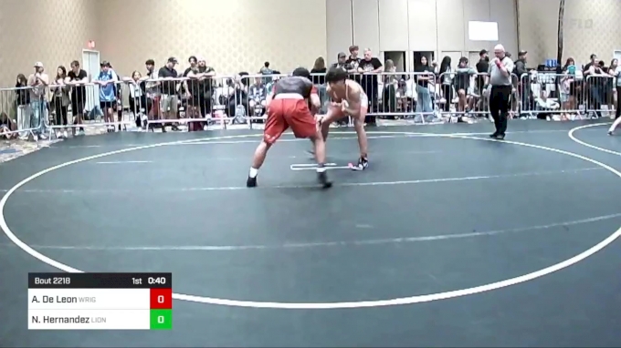 157 lbs Consi Of 16 #1 - Adrian De Leon, Wright Wr Ac vs Nicholas ...