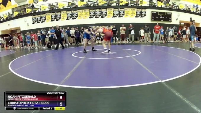 165 lbs Quarterfinal - Noah Fitzgerald, Indian Creek Wrestling Club vs ...